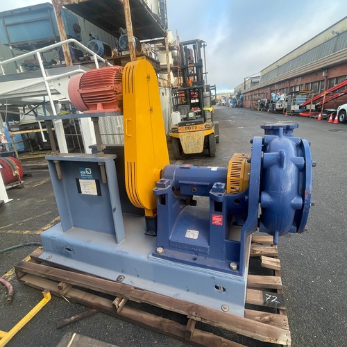 KSB Centrifugal 6x8" 150x200mm Slurry Pump Skid 22kW motor GIW LCC-M ...