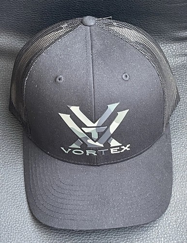 New With Tags - Vortex Optics Hat - Black Baseball Cap Camo Logo With ...