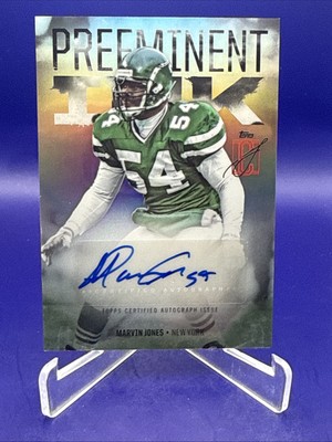 2025 Topps Signature Class Preeminent Ink Marvin Jones Autographed Jets ...
