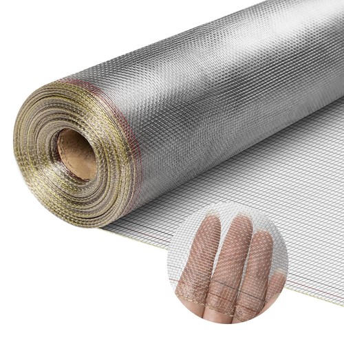 304 Stainless Steel Woven Wire Mesh Roll – 40 Inch x 98 Feet Security ...
