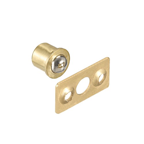 Door Cabinet Closet Drawer,8mm Shaft Dia Brass Ball Catch Latch Catcher ...