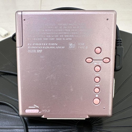 SONY MZ-E520 silver minidisc MD walkman player vintage audio tested ...