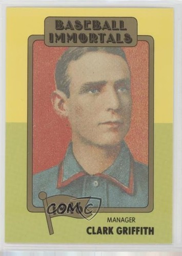 1980-84 SSPC Baseball Immortals 1st Printing Clark Griffith #43 HOF | eBay