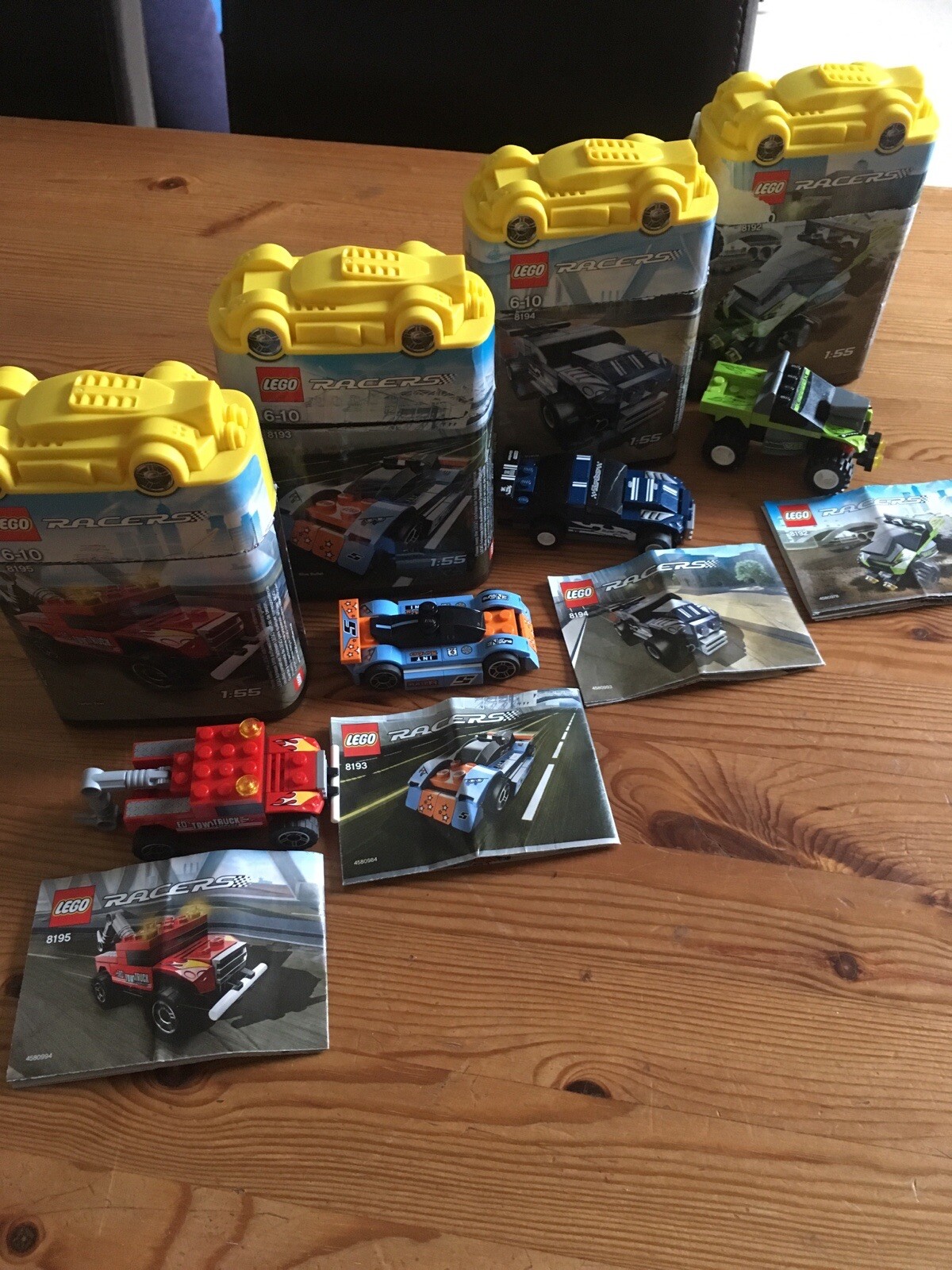 LEGO RACERS 4 x SETS 8192 8193 8194 8195 BOXED WITH INSTRUCTIONS | eBay