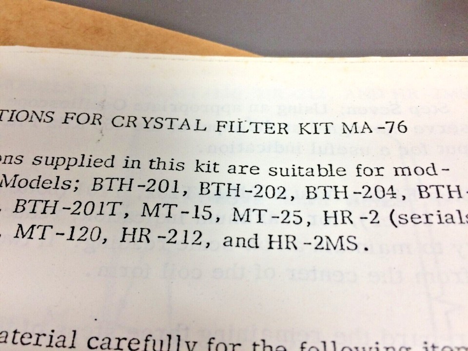 RELM REGENCY Communications VINTAGE Brochures, Manuals, Information ...