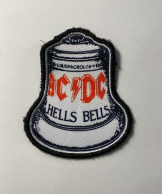 AC/DC Hells Bells Printed Sew On Patch Battle Jacket Badge Heavy Metal Punk Rock | eBay