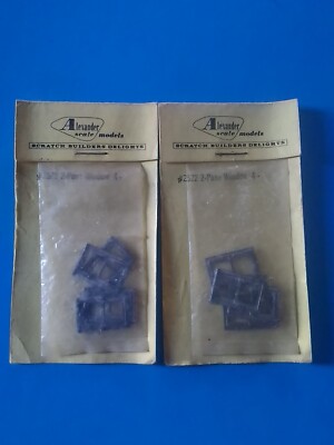 ho scale Alexander scale models 2 packages of 4 windows #2522 | eBay