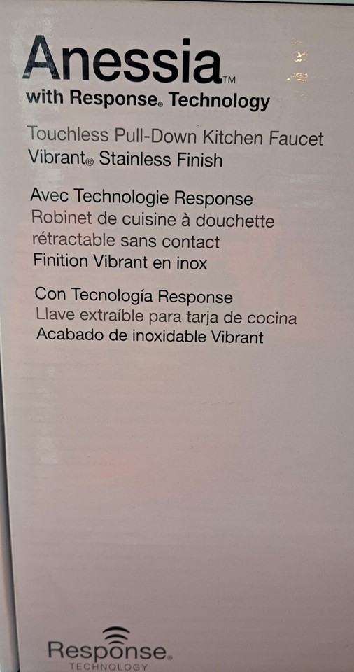 Kohler Anessia Touchless Pull-Down Kitchen Faucet Vibrant Stainless ...