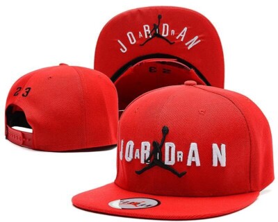 Jordan Jump Men's Flat Brim Hat Adjustable Casual Sports Trucker ...