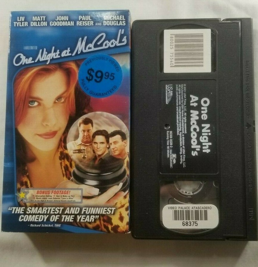 One Night at McCool's (VHS, 2001) ex-rental | eBay
