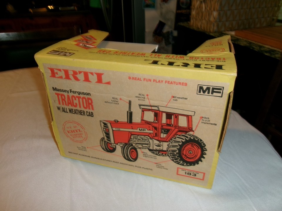 Agco Farm Toy Massey Harris Ferguson 1155 V8 Tractor NIB Blueprint ...