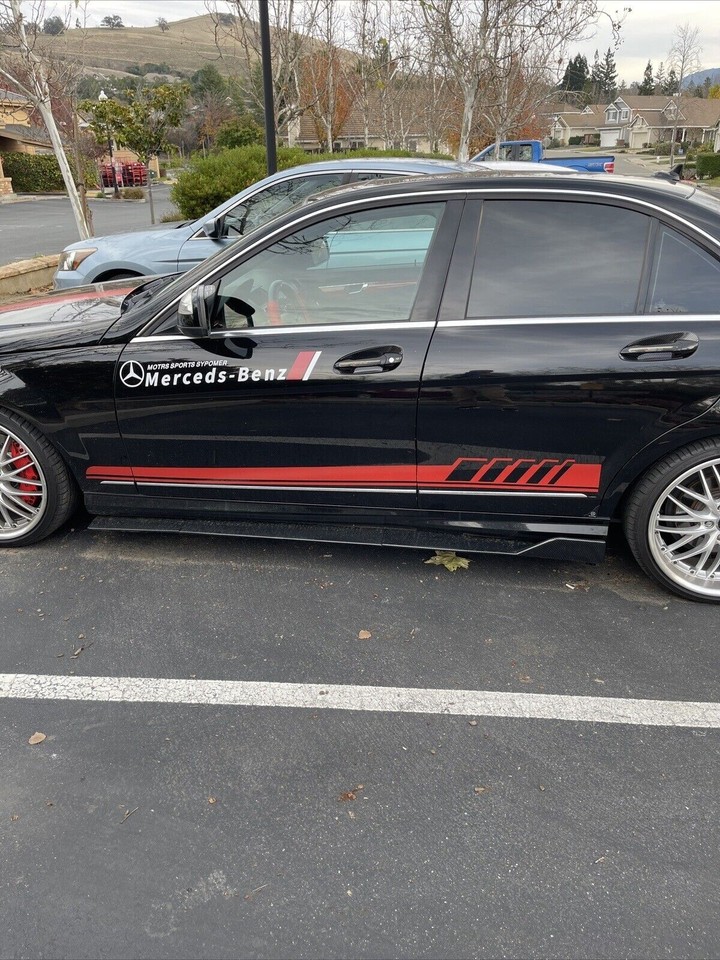 Front+Bumper Lip Spoiler Side Skirt Rear Lips Carbon Fiber For Dodge ...
