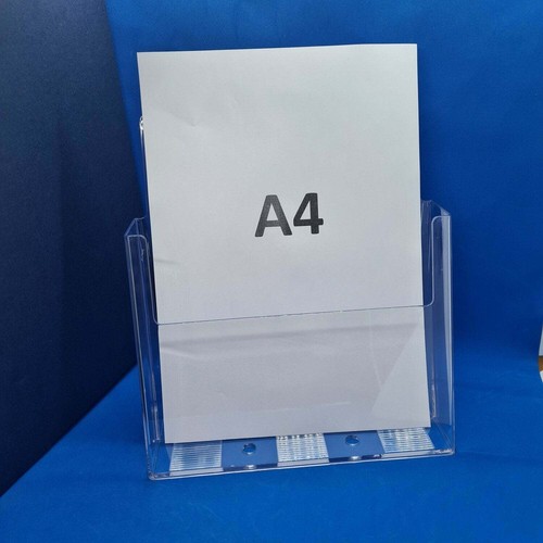 12 x A4 Counter Top Clear Brochure Holder Leaflet Dispenser A4 Size | eBay