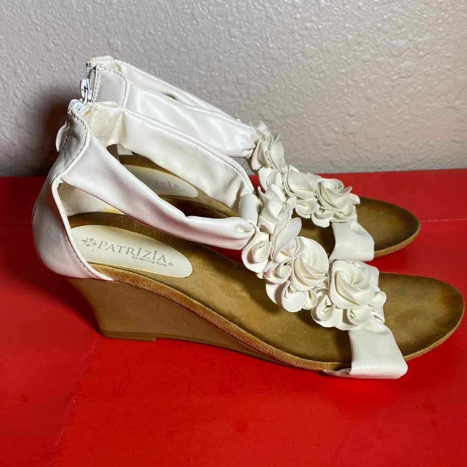 Patrizia by Spring Step Harlequin Women's Floral Wedge Sandal size 9.5 ...