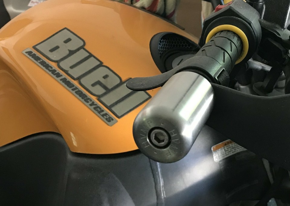 HVMP Bar End Weights for Motorcycles X-Heavy Universal (7/8" steel bars ...