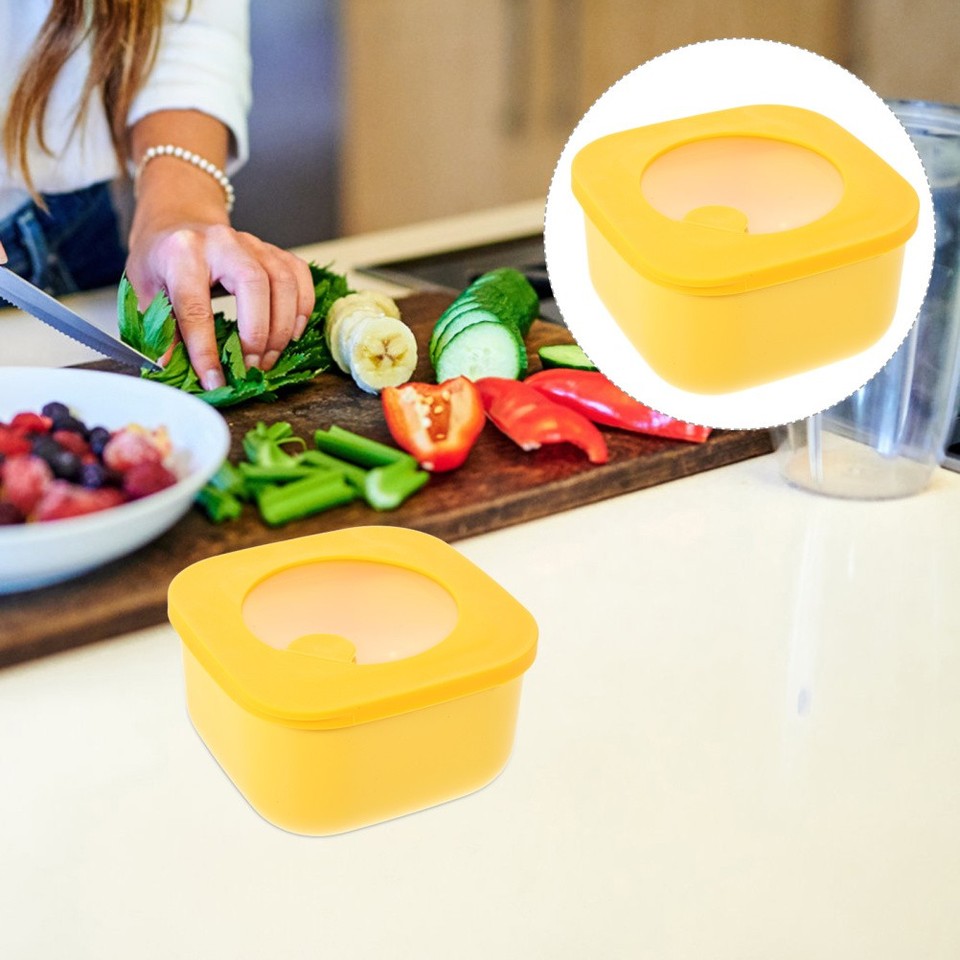 Cheese Slices Box Covered Cheese Case Kitchen Fruits Box Fresh Keeping ...