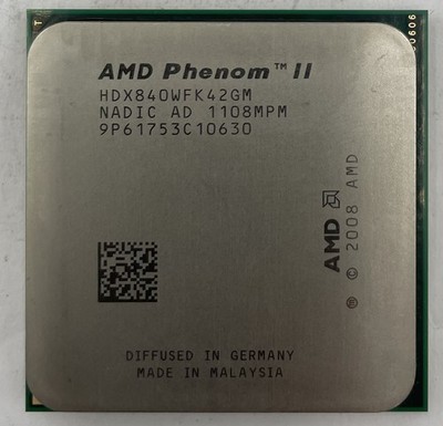 AMD Phenom II X4 840 Desktop CPU Processor- HDX840WFK42GM | eBay