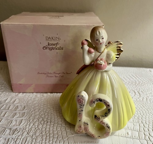 Vintage Josef Originals Birthday Angel by Dakin Age 13 Tags & Box | eBay