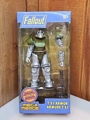 Fallout Mega Merge 4" Figure #03 T-51 Armor 2017 Just Toys glyos action ...