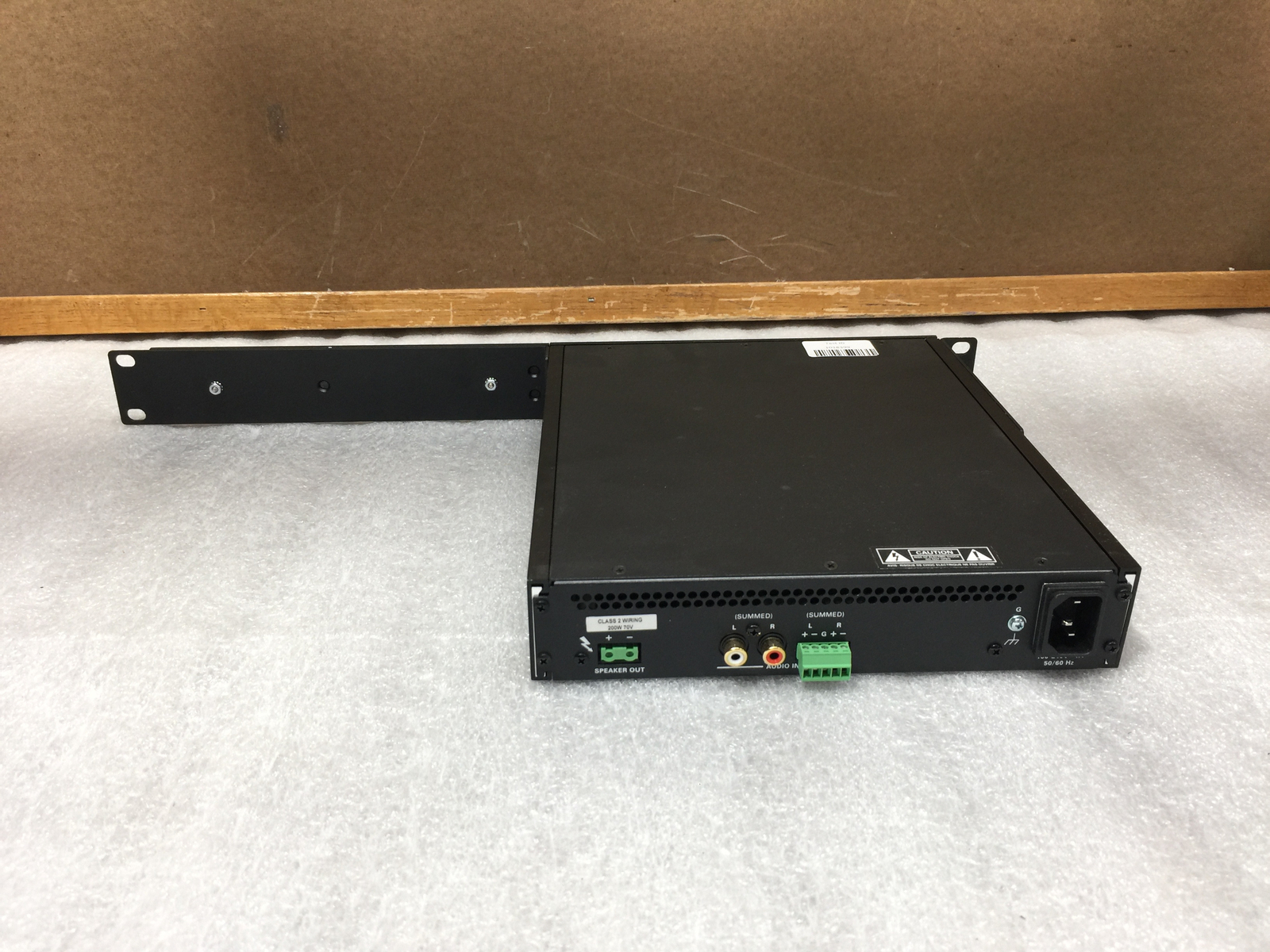 Crestron Modular Single Channel Power Amplifier AMP-1200-70 with Rack ...