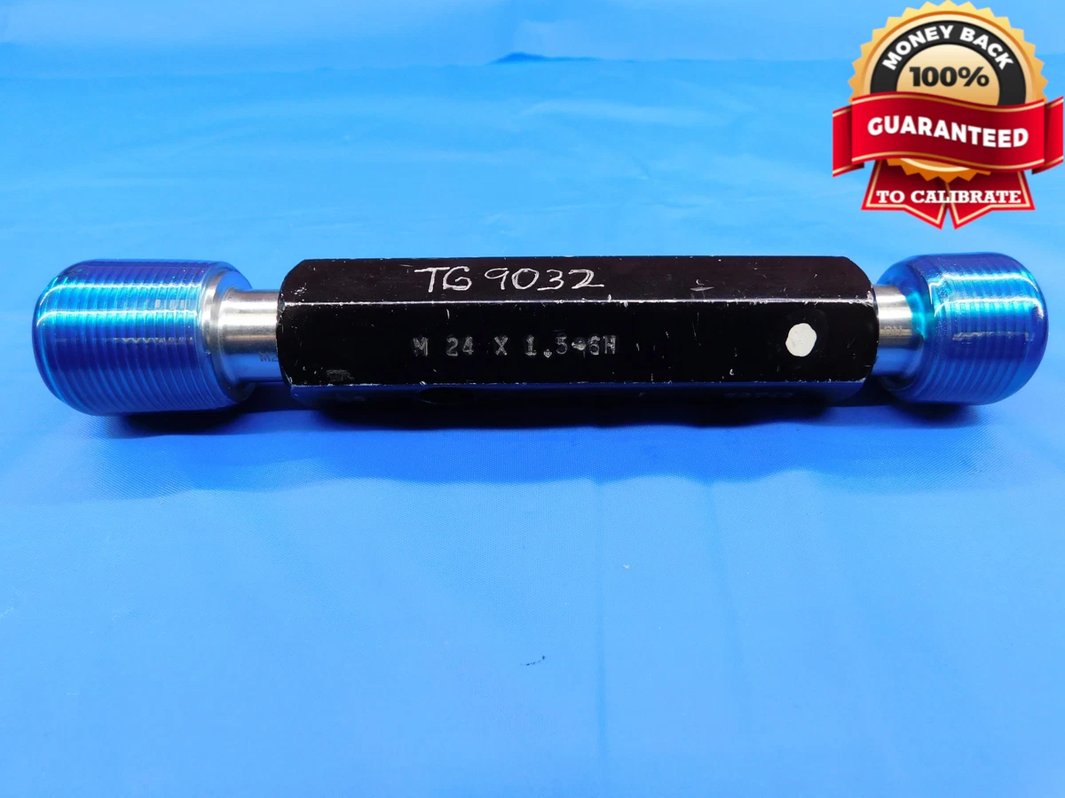 M24 X 6H METRIC THREAD PLUG GAGE 24 GO NO GO DW20562CP2, 54% OFF