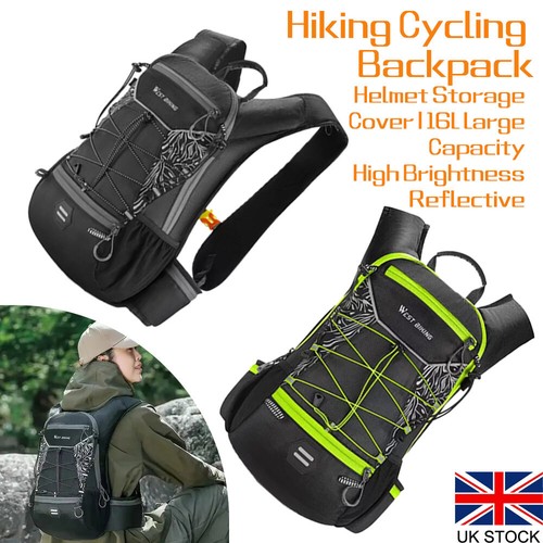 16L Waterproof Bike Bag Cycling Sports Hiking Pack Backpack Rucksack ...