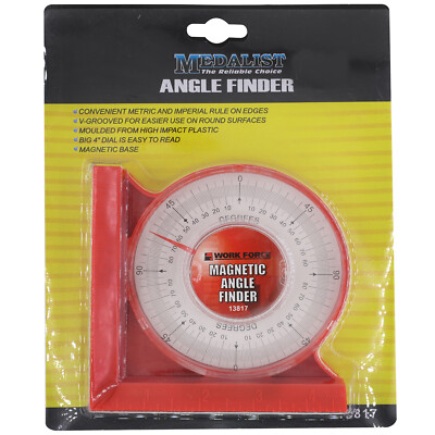 Medalist Tool Magnetic Angle Finder Fast layout Angel Pipe Pitches 0-90 ...