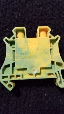 36 Phoenix Contact UT 10-PE 3044173 Terminal Block Green Yellow Ground ...