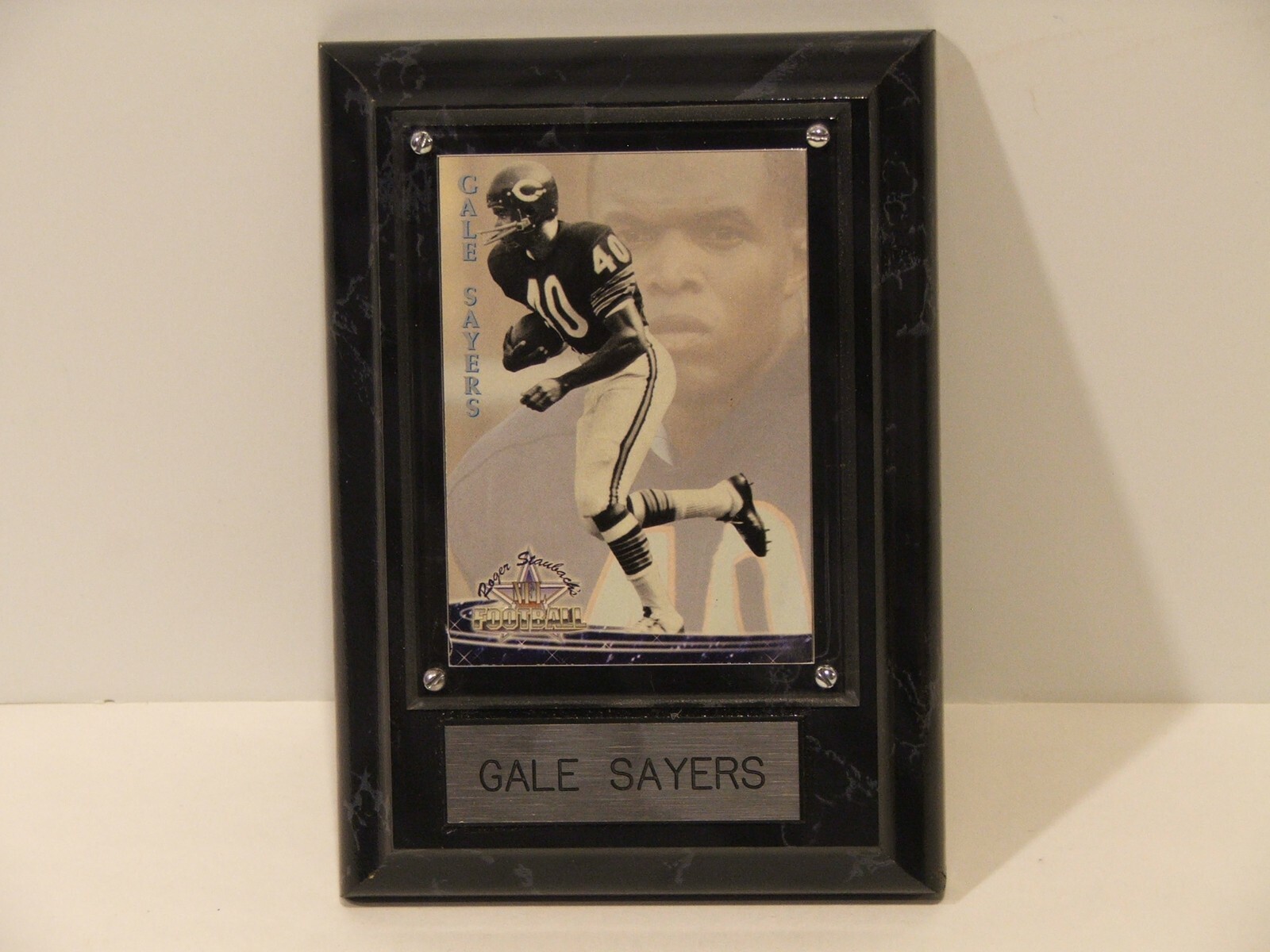 NFL, Gale Sayers, # 40, Chicago Bears, 6" x 4" Plaque | eBay