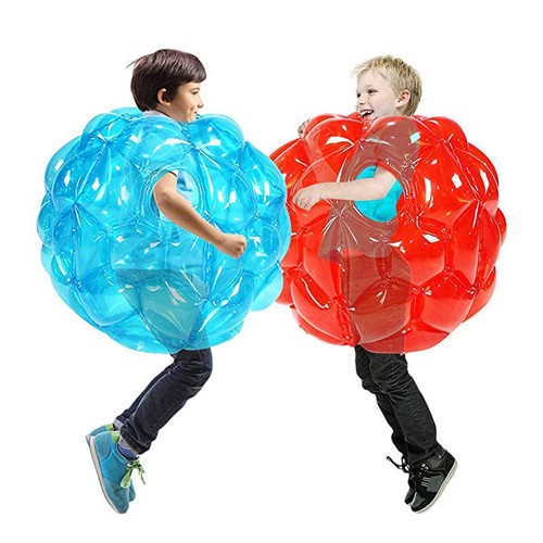 2PCS 60cm Inflatable Body Bubble Bumper Ball Wearable PVC Bopper Zorb ...
