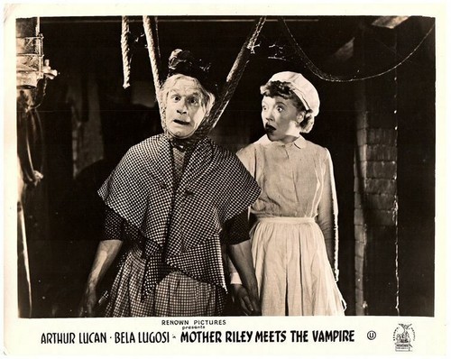 OLD MOTHER RILEY MEETS THE VAMPIRE ORIGINAL LOBBY CARD ARTHUR LUCAN ...