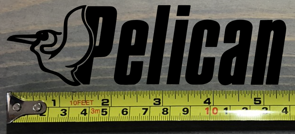 Pelican Kayaks Sticker Decal Raft Canoes Paddle SUP Helmet Fishing Surf ...