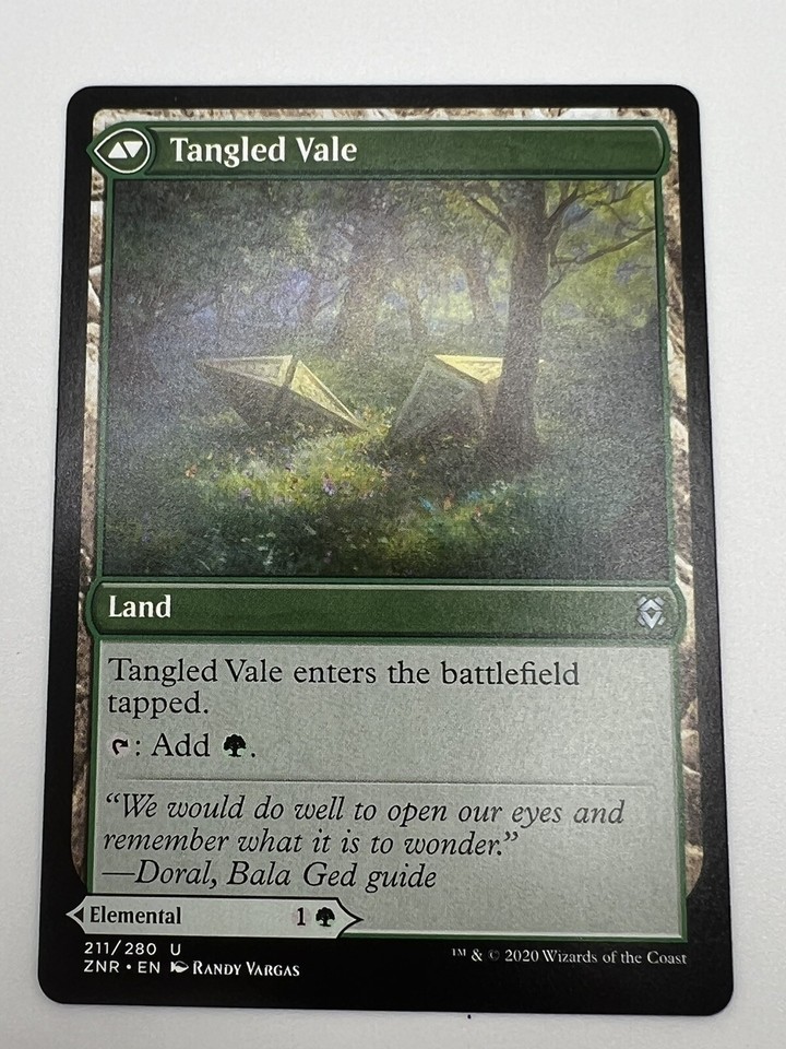 Tangled Florahedron // Tangled Vale ~ Zendikar Rising [ NearMint ...
