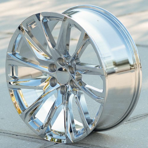 4875 Chrome 24-inch Wheels SET (4) Fits GMC Chevy Cadillac Escalade ...