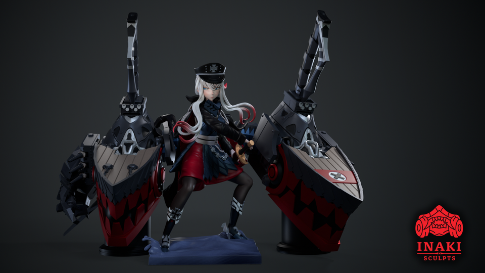 Odin Azur Lane Resin Statue 1/8 Scale | Anime Girl Figure Garage Kit ...
