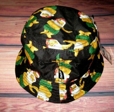 MENS NEFF HAWAIIAN ALOHA REVERSIBLE BUCKET HAT ONE SIZE | eBay