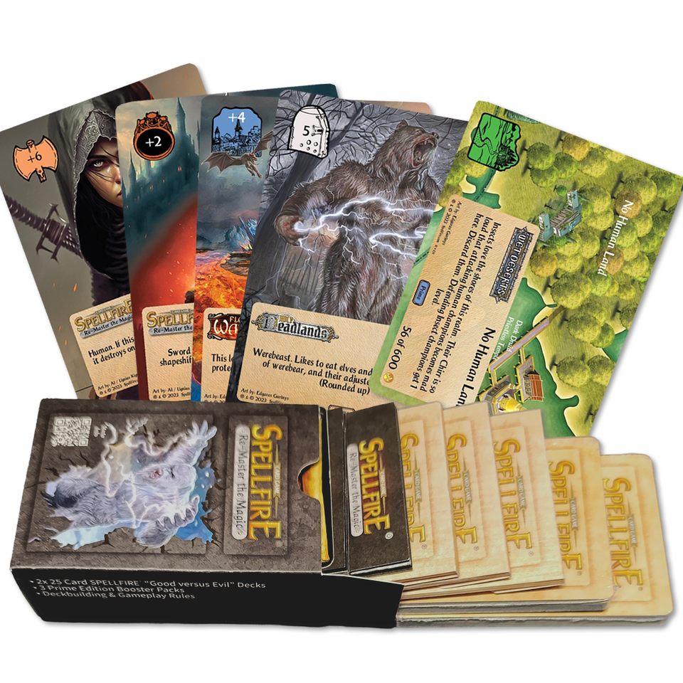 Spellfire Good Vs Evil Re-Master The Magic Starter Dual Deck Card Game ...