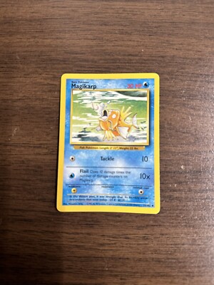 Magikarp Base Set 35/102 Uncommon Pokemon Card Unlimited Edition NM | eBay