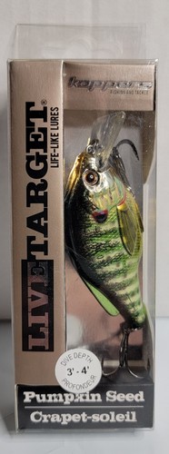Koppers Live Target Crankbait Fishing Lure Pumpkin Seed PSS70S102 | eBay