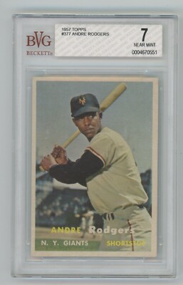 Andre Rodgers 1957 Topps #377 • BVG 7 NR-MT | eBay