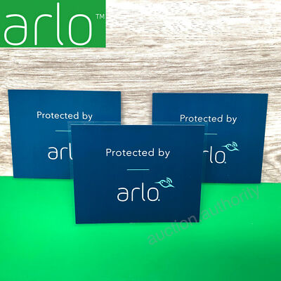 3 Pack Arlo Netgear Home Door Sticker Decal Video Monitoring Pro 2 3 HD ...