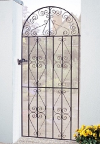 WROUGHT IRON METAL GARDEN SIDE GATE Watling 2ft6"-3ft4" | eBay