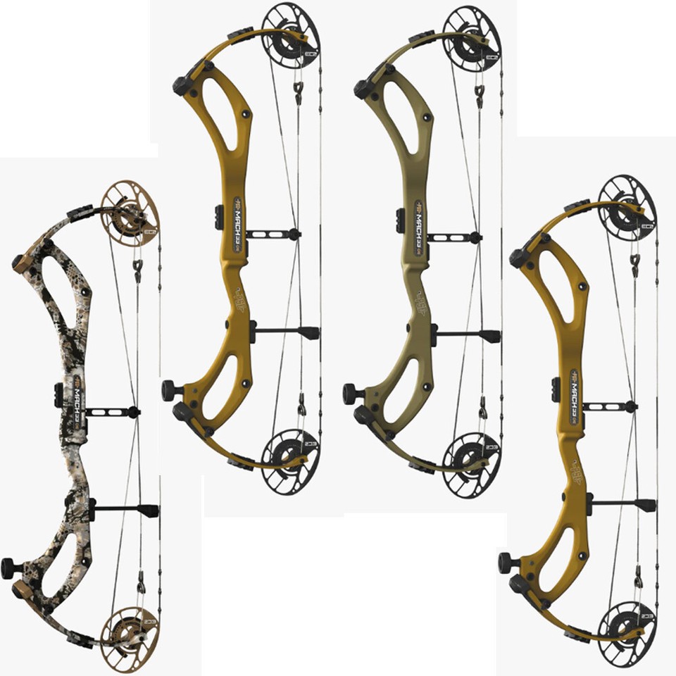 2025 PSE Mach 35 RH 70# EC2 BLACK Black / Bronze Carbon Hunting Bow New ...