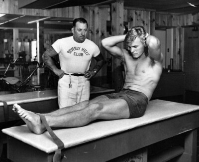 Hollywood Actor TAB HUNTER Gym PHOTO Gay Pride LGBT Poster Photo 24x36 ...