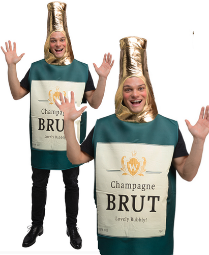 Funny Champagne Bottle Adults Drinking Stag Night Novelty Fancy Dress ...