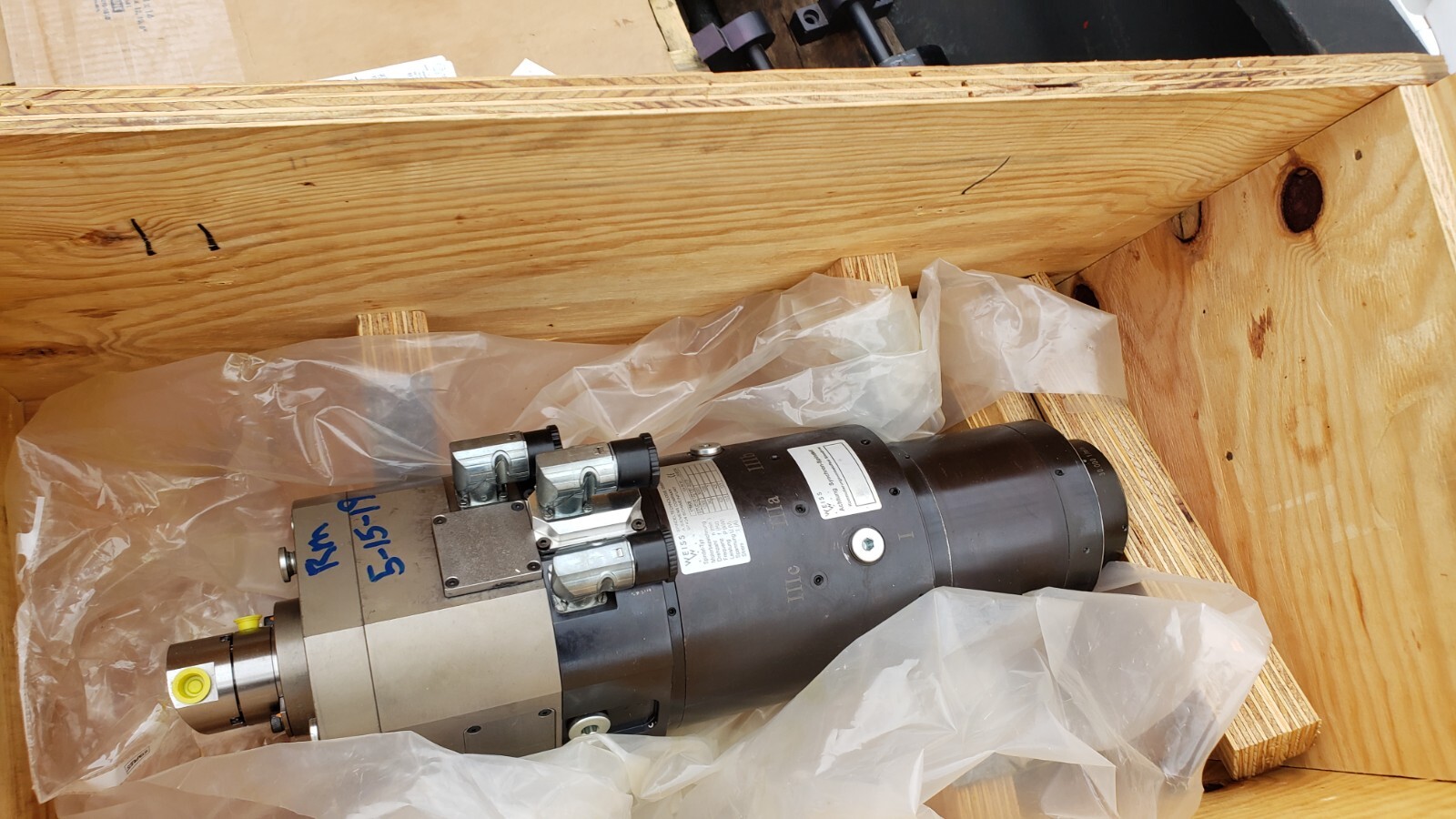Weiss Spindle Robo Drill w/ Siemens SIMOTIC Motor 30,000 RPM # 175605 ...