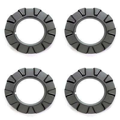 4 Rotiforms Graphite/Gray Center Caps for 4/5L R141 RSE RSE R140 R140 ...