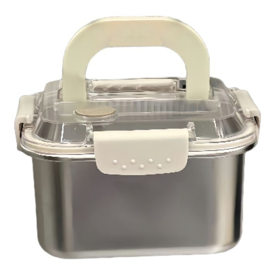 Large Capacity Storage Leak-Proof Food Container Four-Side Locking ...