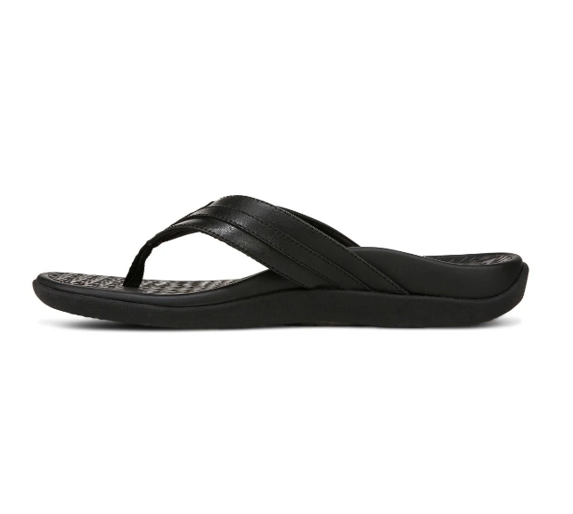 [SPECIAL PRICE] VIONIC Men's Tide II Toe Post Sandal, Black (Authentic ...