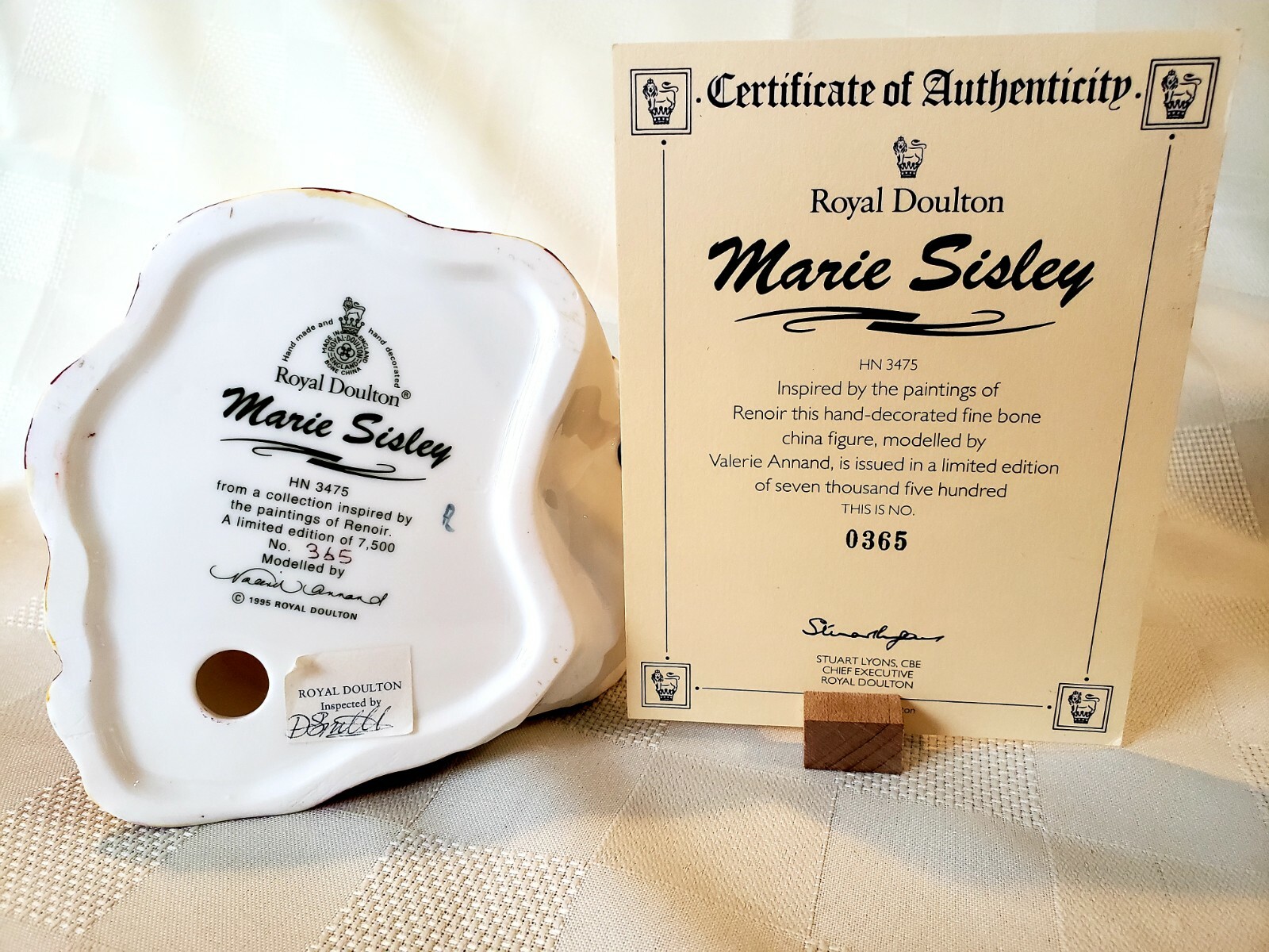 Royal Doulton Marie Sisley HN3475. Ltd. Ed. 365 / 7500 | eBay